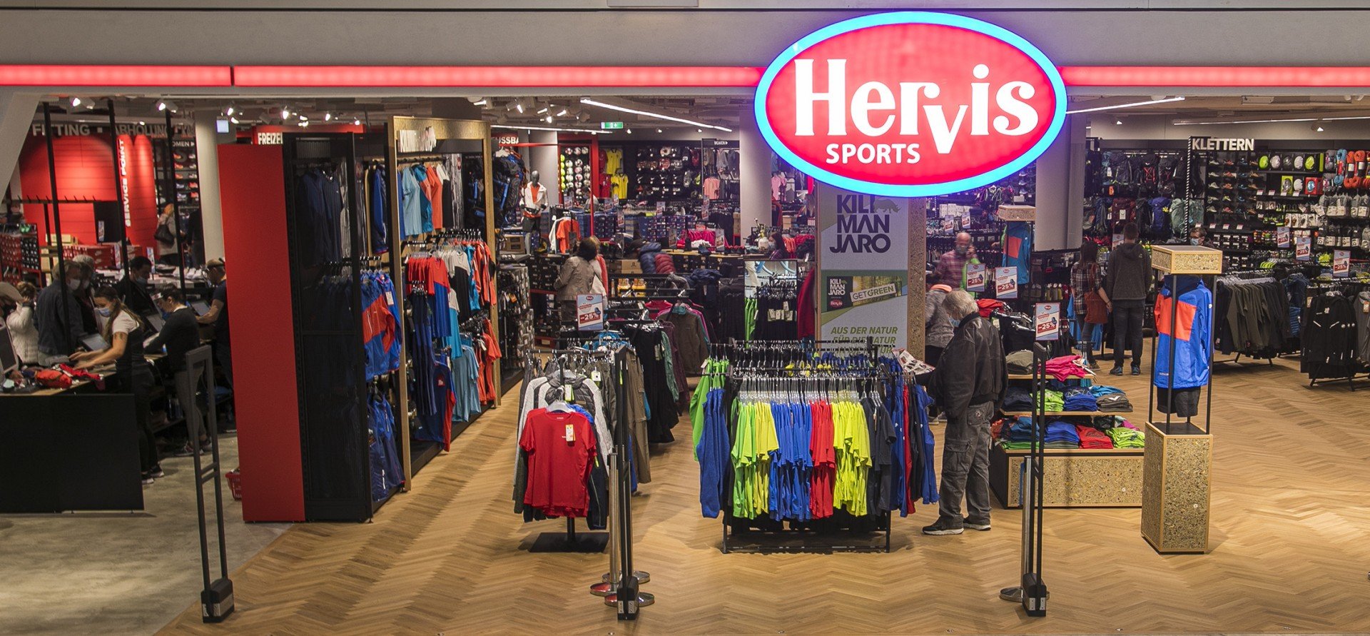 Sports clothing & equipment: Hervis at EUROPARK Salzburg